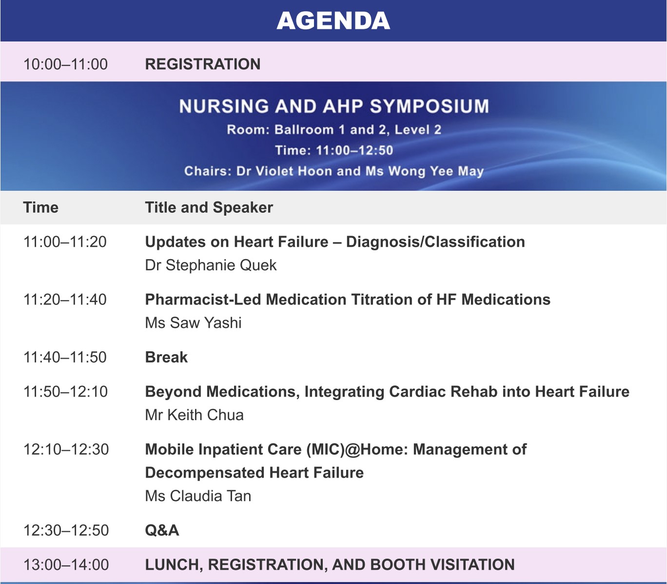 Incoming events – Heart Failure Society (Singapore)
